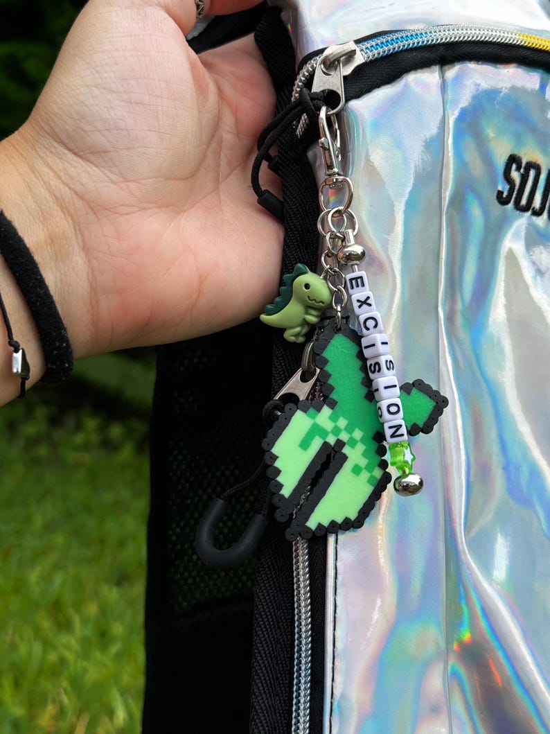 Excision Inspired Perler Keychain - Etsy