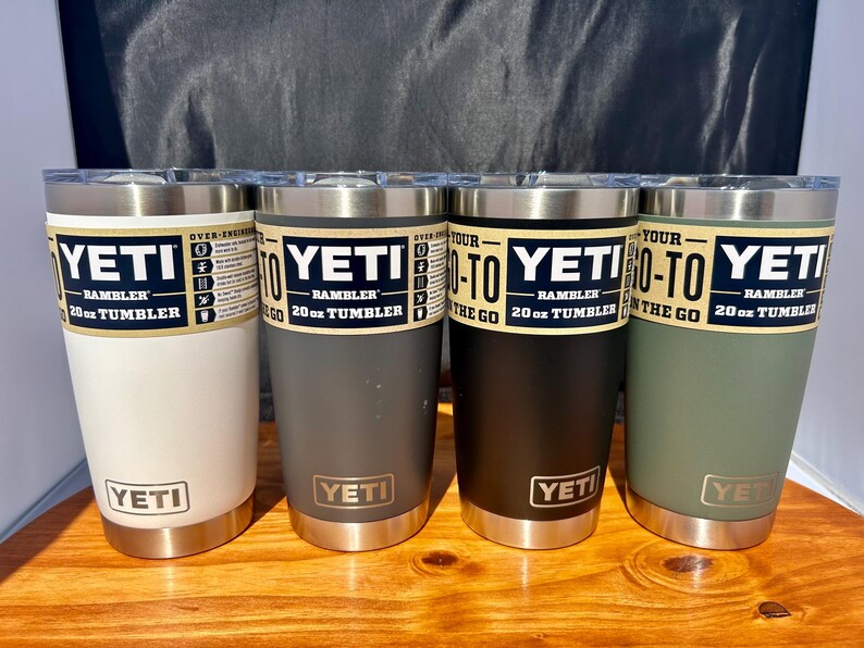 American Traditional Yeti, 20 Oz Tumbler, Yeti, Engraved Mug, Custom ...