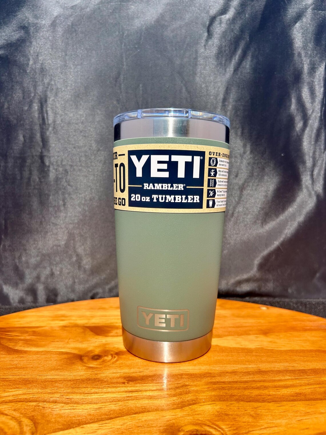 American Traditional Yeti, 20 Oz Tumbler, Yeti, Engraved Mug, Custom ...