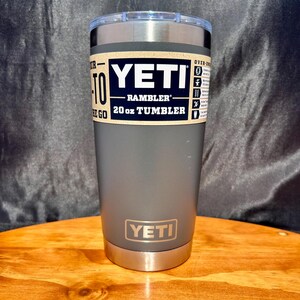 American Traditional Yeti, 20 Oz Tumbler, Yeti, Engraved Mug, Custom ...