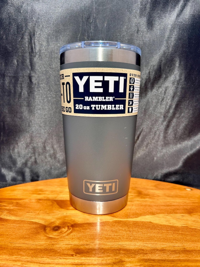 American Traditional Yeti, 20 Oz Tumbler, Yeti, Engraved Mug, Custom ...
