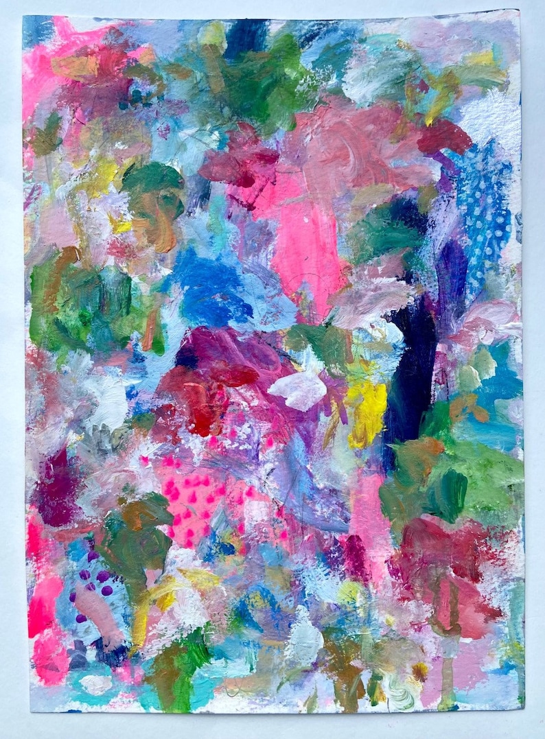 Candy Store Abstract Original Art Painted on 360GSM - Etsy Australia
