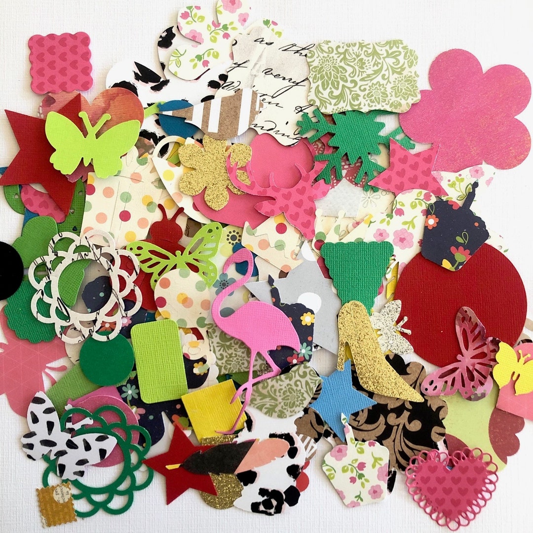 Paper Shapes Confetti Assorted Bag of Paper Die Cuts, Kids Craft ...