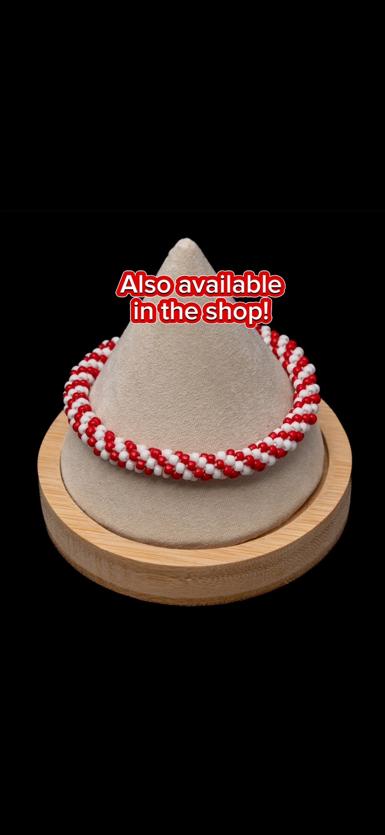 Shango 8 Strand Beaded Kumihimo Eleke / Collar Santeria Lucumi Ifa ...
