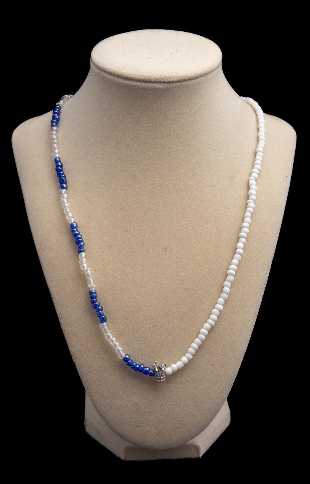 Obatala & Yemaya Eleke / Collar With Crown. Santeria Lucumi Ifa Yoruba ...