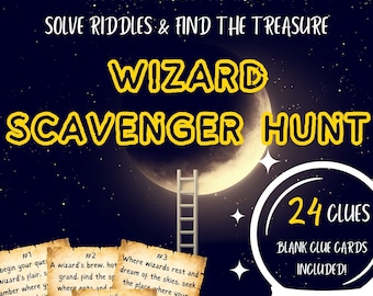 Indoor Space Scavenger Hunt. Printable Game for Family Game Nights ...