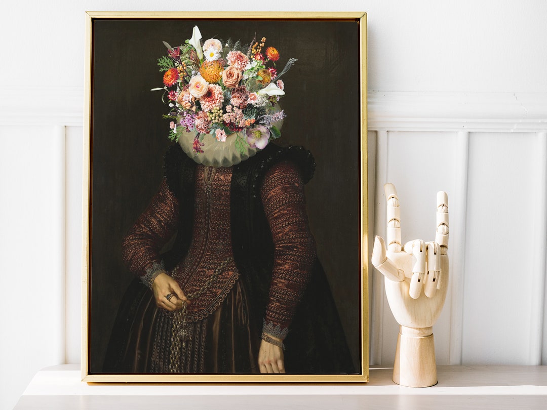 Altered Renaissance Art Vintage ,portrait , Download Printable Quirky ...