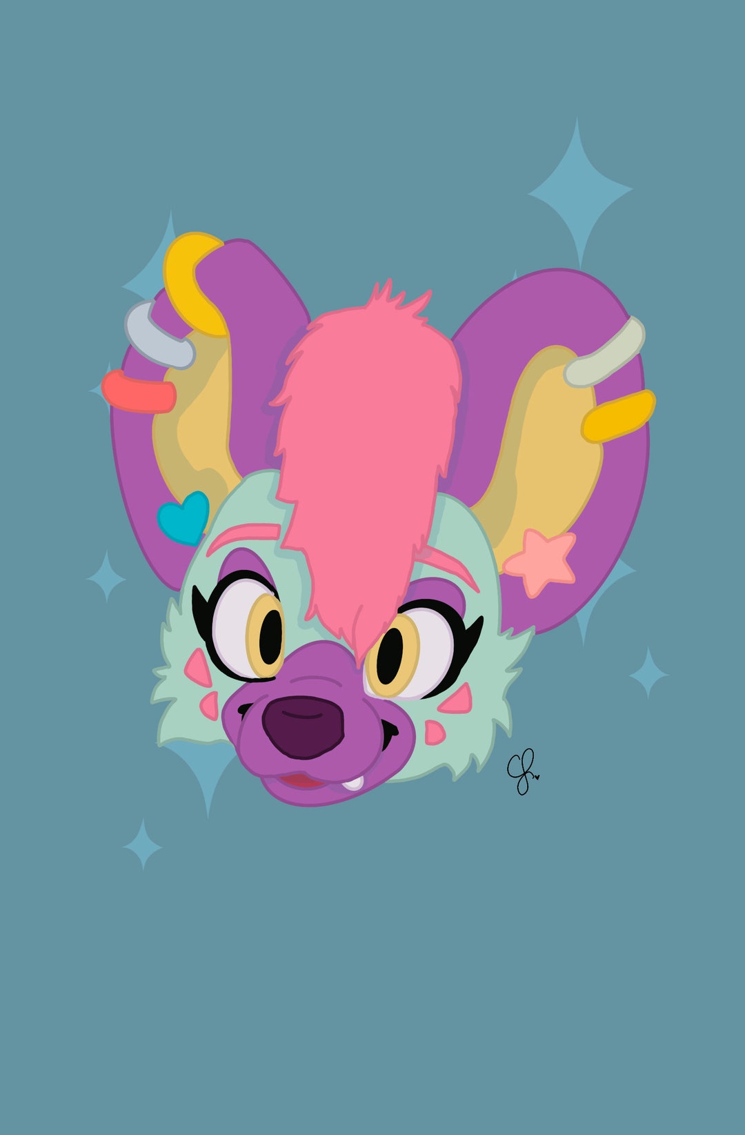 Custom Furry Head Art - Etsy