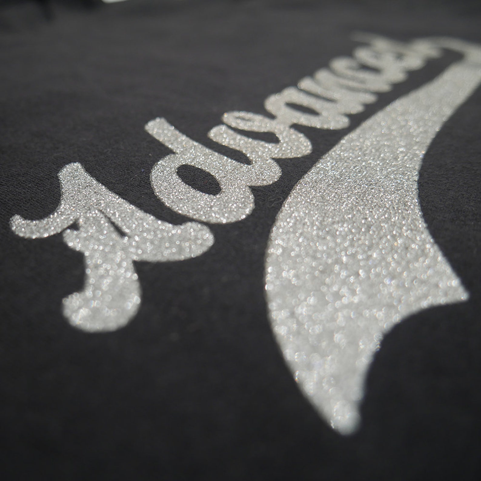 Glitter Screen Printed Glitter Heat Transfers - Etsy