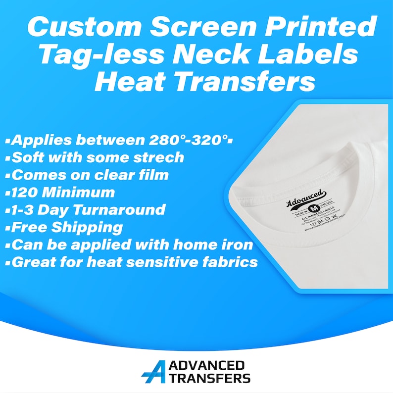 Screen-printed Tag-less Neck Labels - Etsy