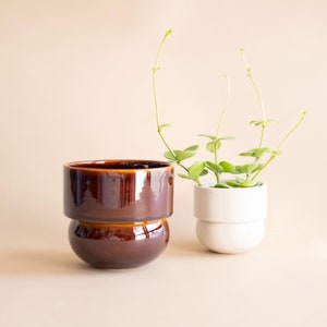 Small and Large Pot, Set of 2 Flower Pots, Mini Succulent Pot, Cactus ...