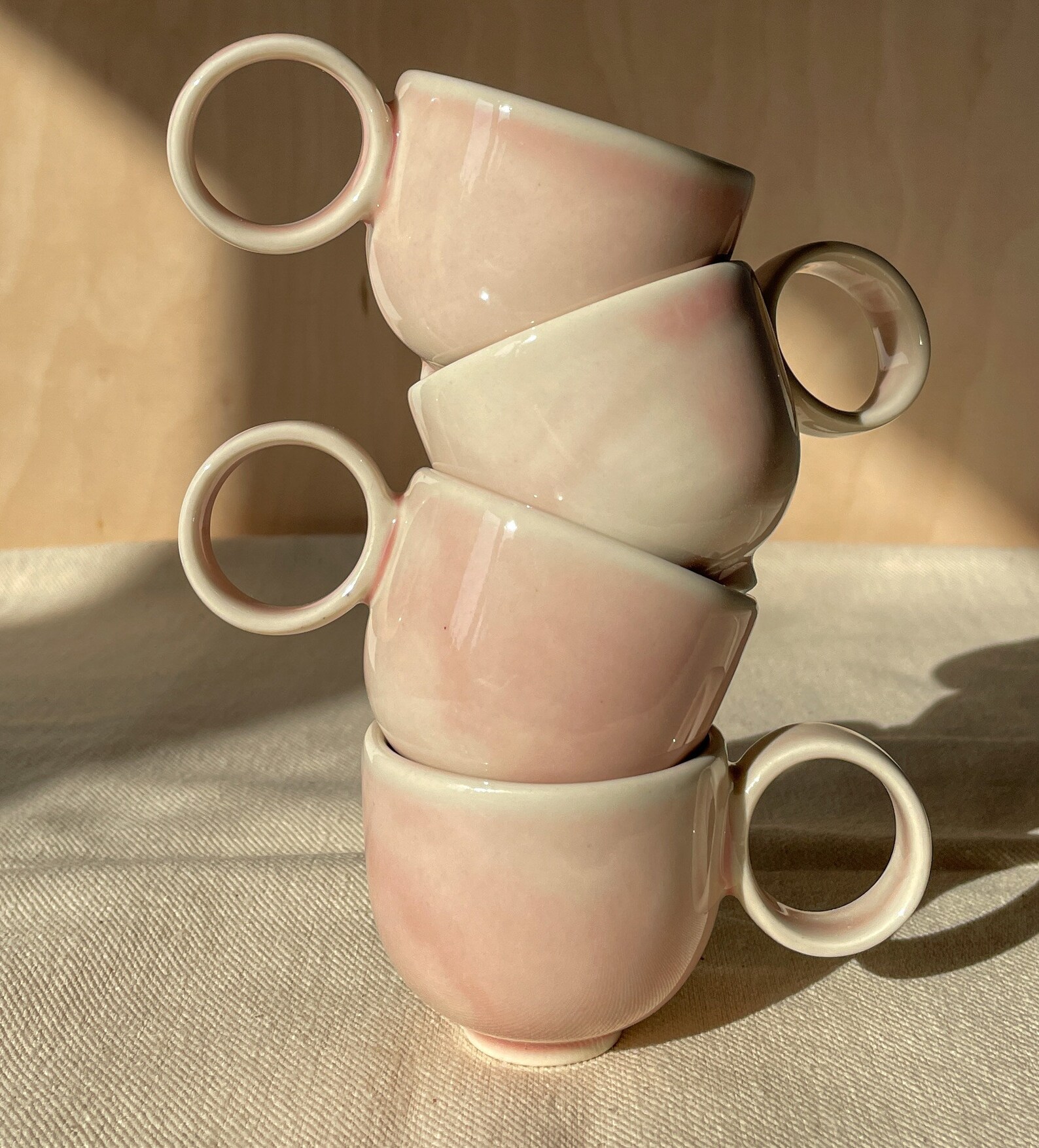 Pink Espresso Cup, Birthday Gift for Lady, Coffee Cup, Small Cup, 2 Oz ...