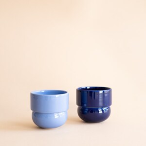 Ceramic Planter, Handmade Pot, Vintage Boho Flower Pot, COBALT - Etsy ...