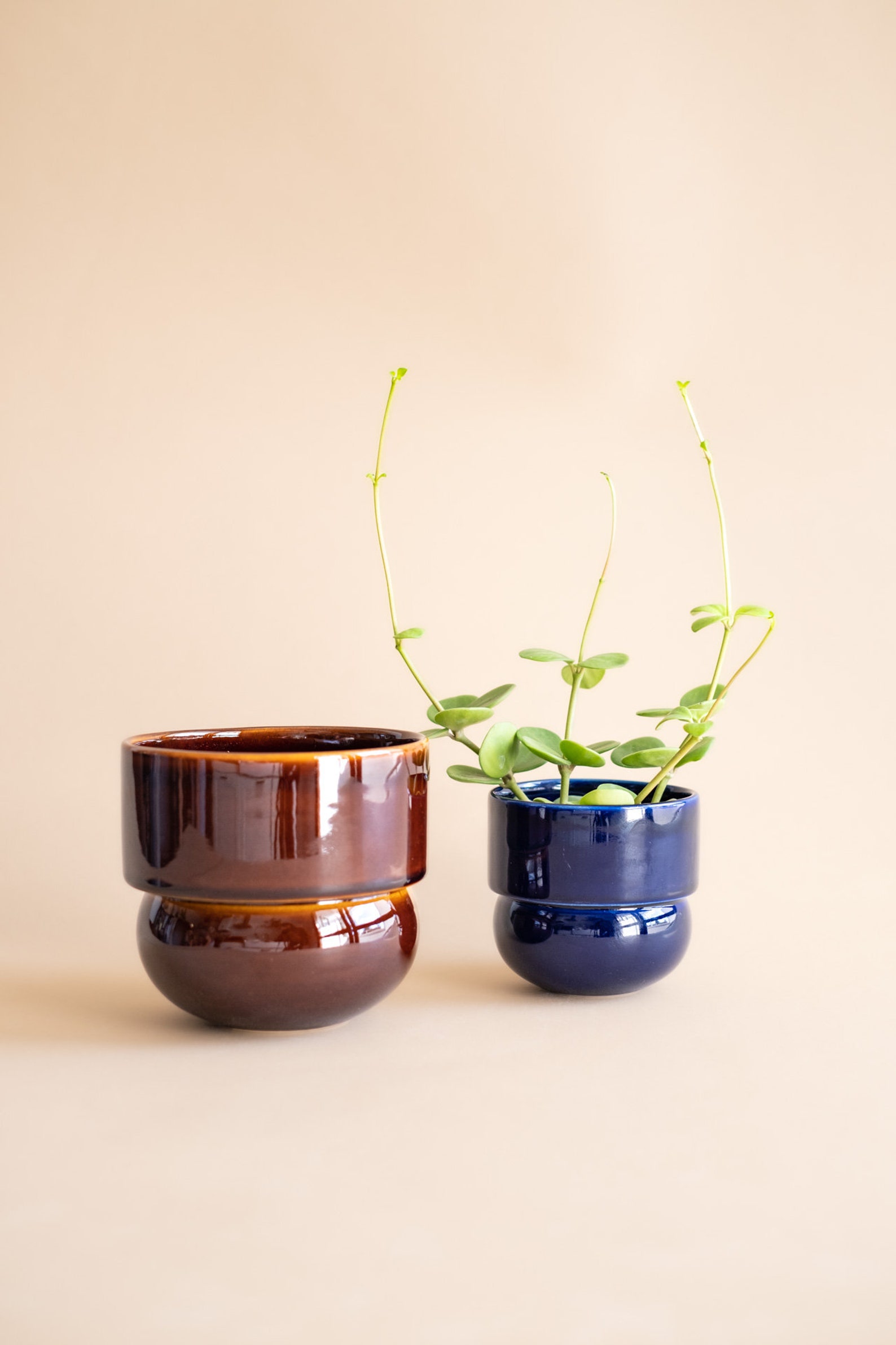Ceramic Planter, Handmade Pot, Vintage Boho Flower Pot, Honey - Etsy