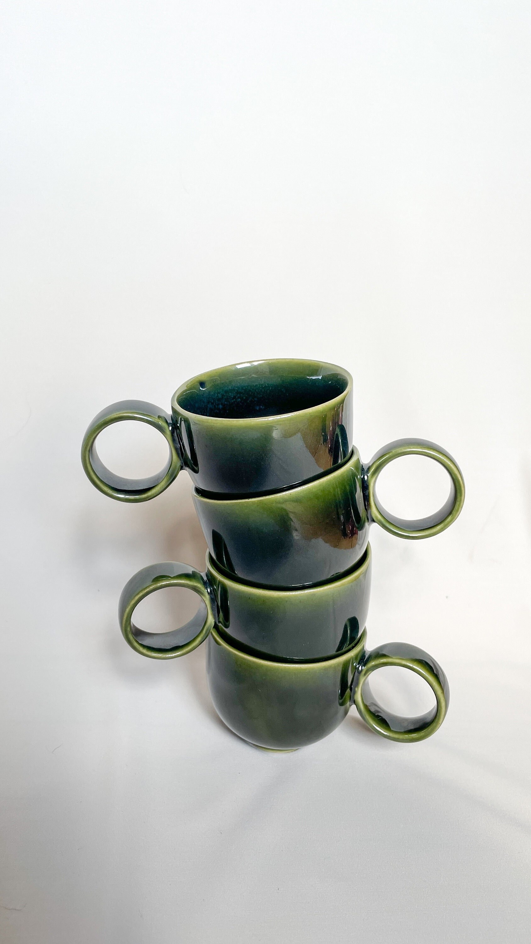 Handmade Green Ceramic Espresso Cup, Small Coffee Cup (2 Oz ) - Etsy