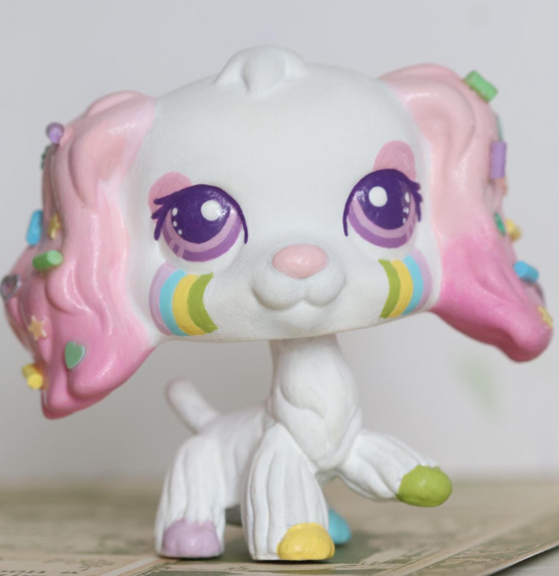 Littlest Pet Shop OOAK Custom Hand-painted Decora Cocker Spaniel - Etsy