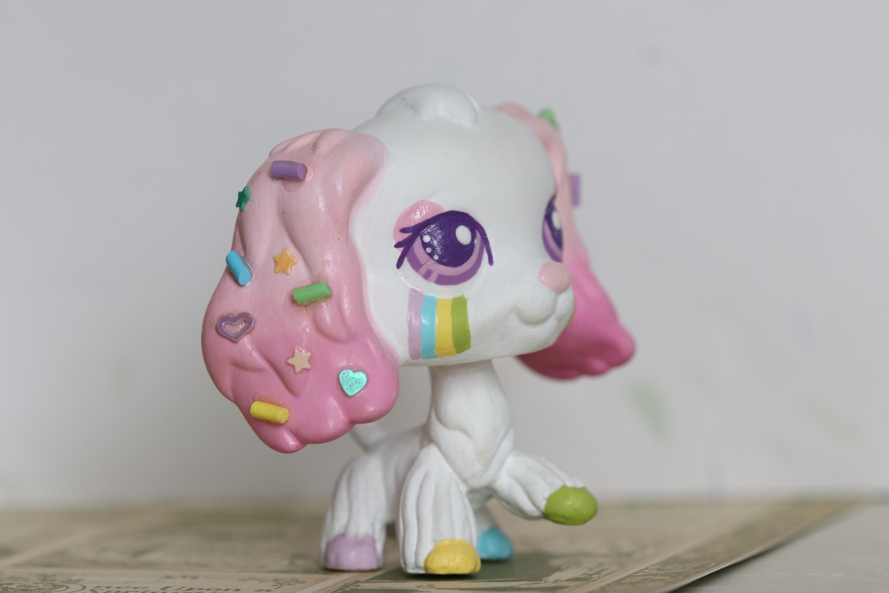 Littlest Pet Shop OOAK Custom Hand-painted Decora Cocker Spaniel - Etsy