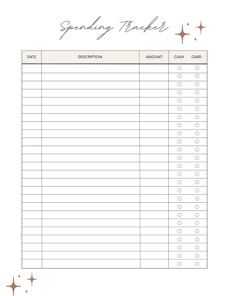 Simple Minimalist Weekly Meal Planner That Includes Grocery List and ...