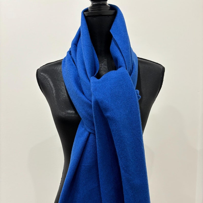 Cobalt Blue Scarf - Etsy