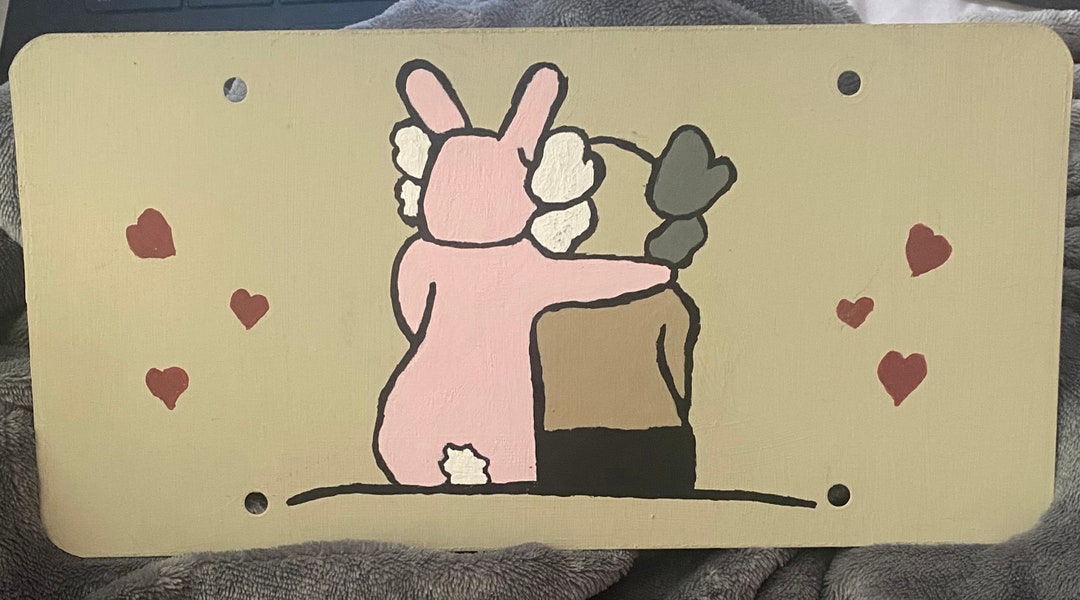 Hand Painted License Plate - Etsy