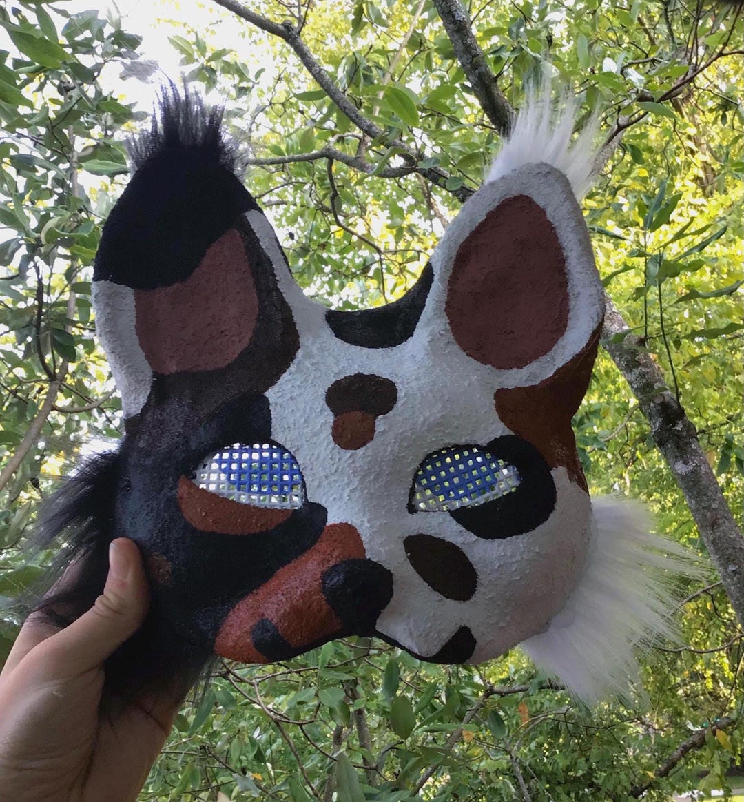 Calico Cat Therian Mask - Etsy