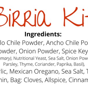 The Spice Key Birria Kit - Etsy