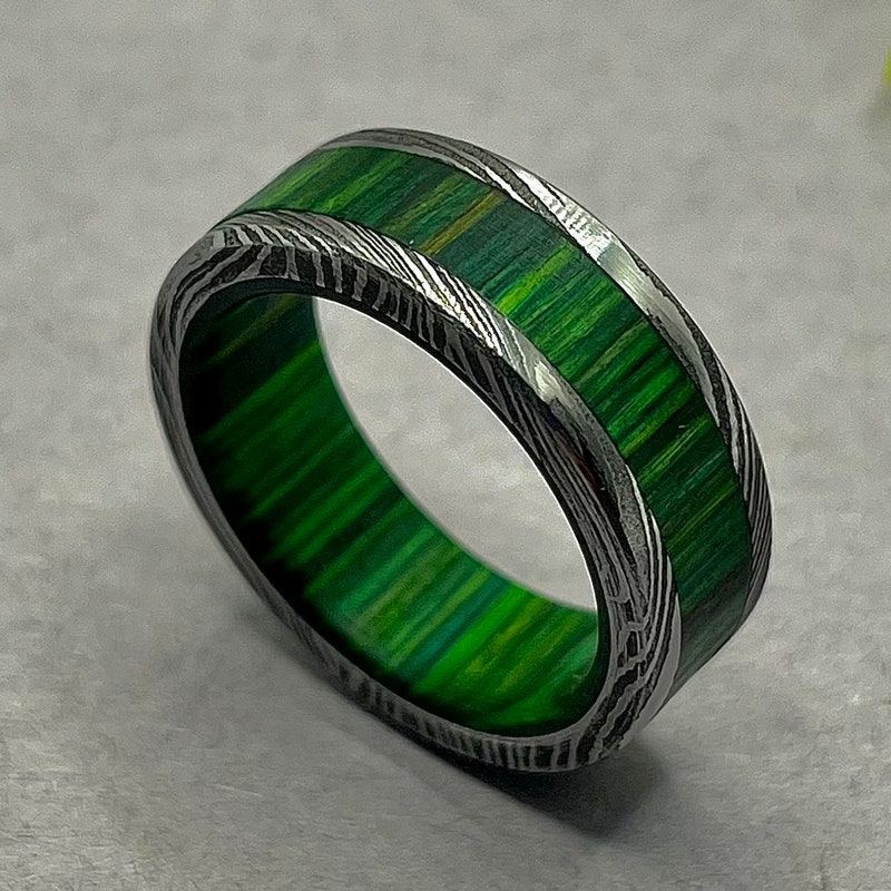Damascus Ring - Etsy