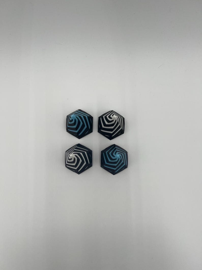 Hexagonal Spiral/helix Fidget Toy Spinner - Etsy