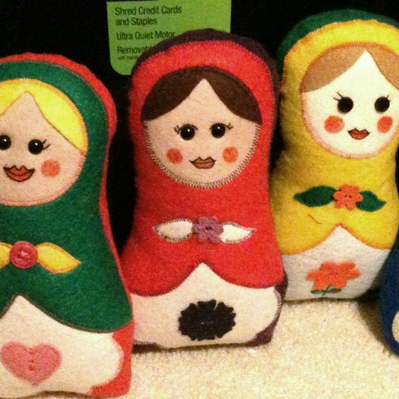 Felt Russian Doll - Etsy