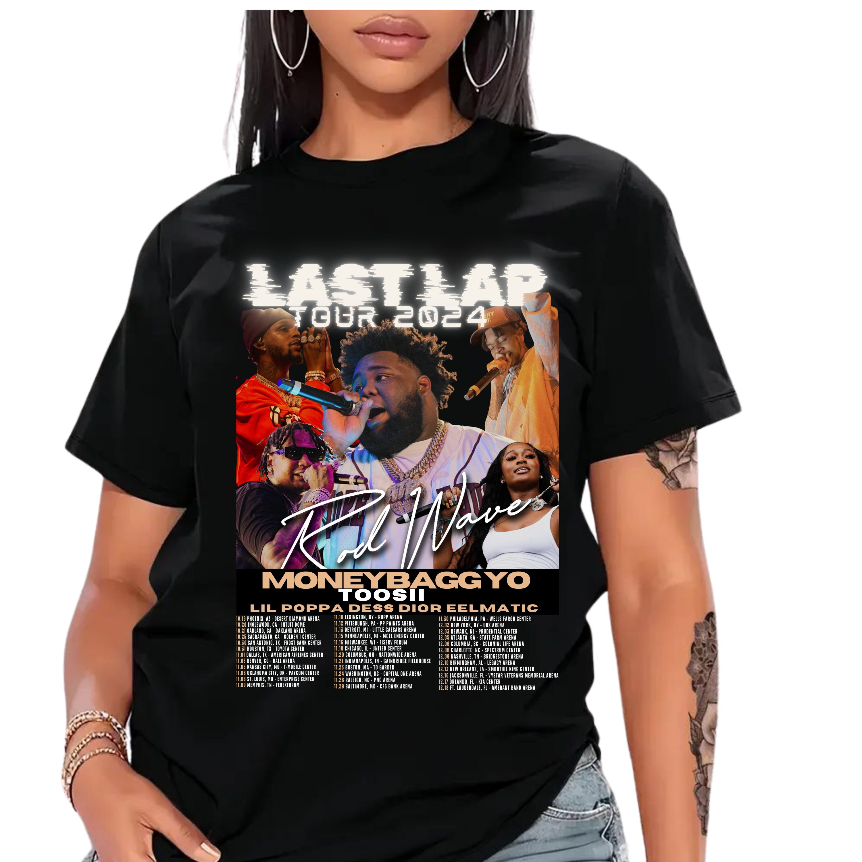 Rod Wave "last Last Lap" Tour Shirt | 2024 Rod Wave Concert Merch ...