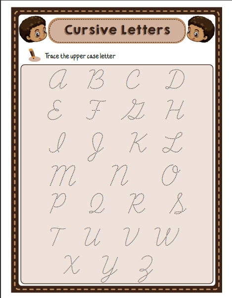 Cursive Writing Handbook for Beginners | Learn Cursive Handwriting ...