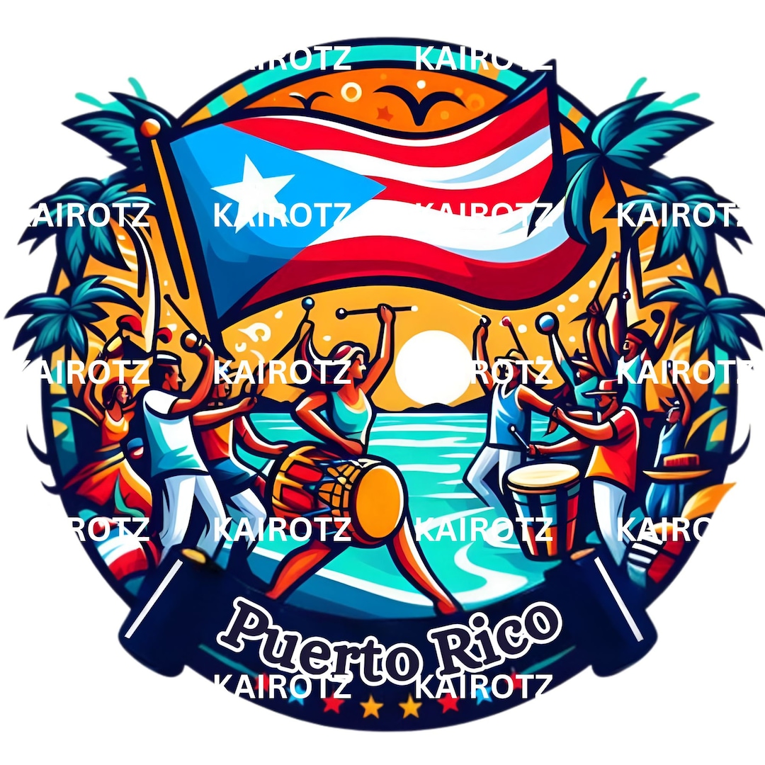 Puerto Rico Paranda Png, Dtf, Sublimation, Tumbler No Background - Etsy