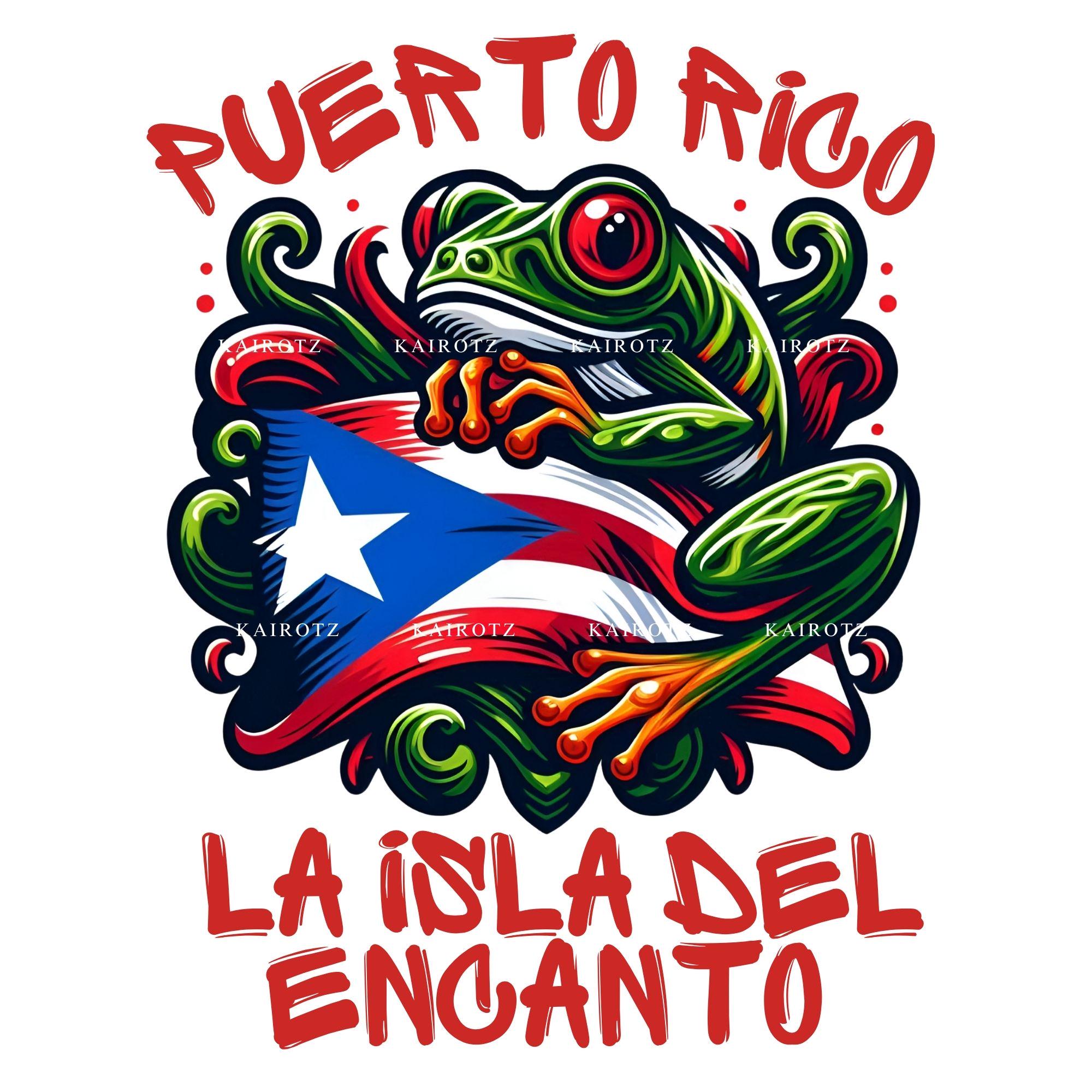 Puerto Rico Coqui La Isla Del Encanto (PNG) No Background - Etsy