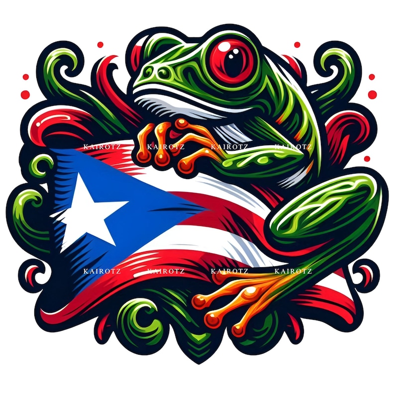 Puerto Rico Coqui (PNG) No Background - Etsy