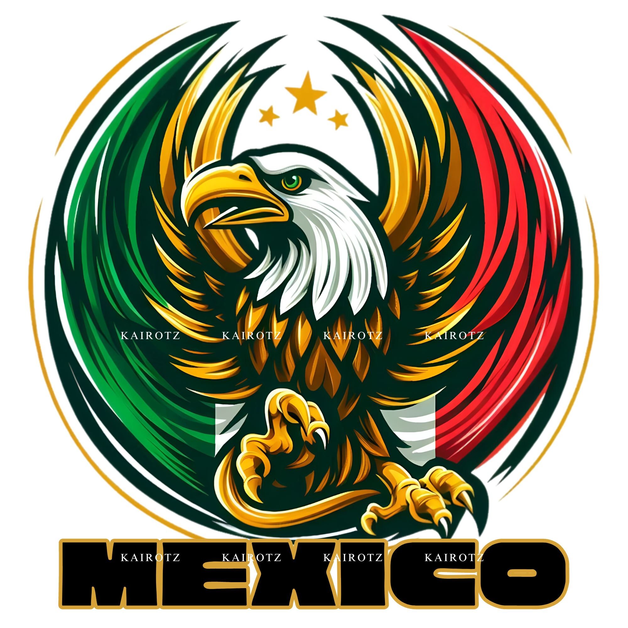 MEXICO EAGLE PNG Sublimation Clipart Design No Background - Etsy