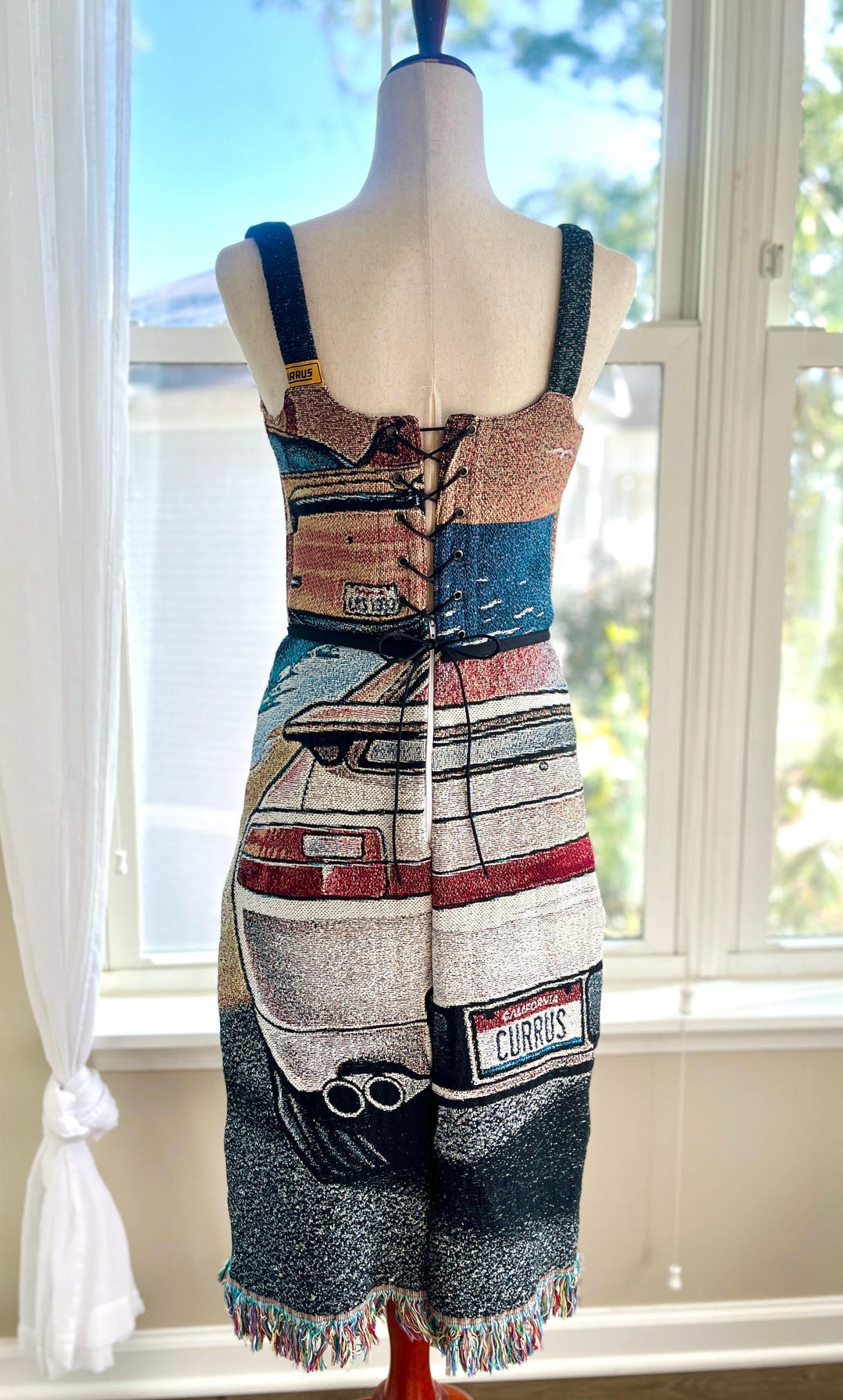 Race Car Corset & Skirt Set - Matching Set - Tapestry Corset Set ...