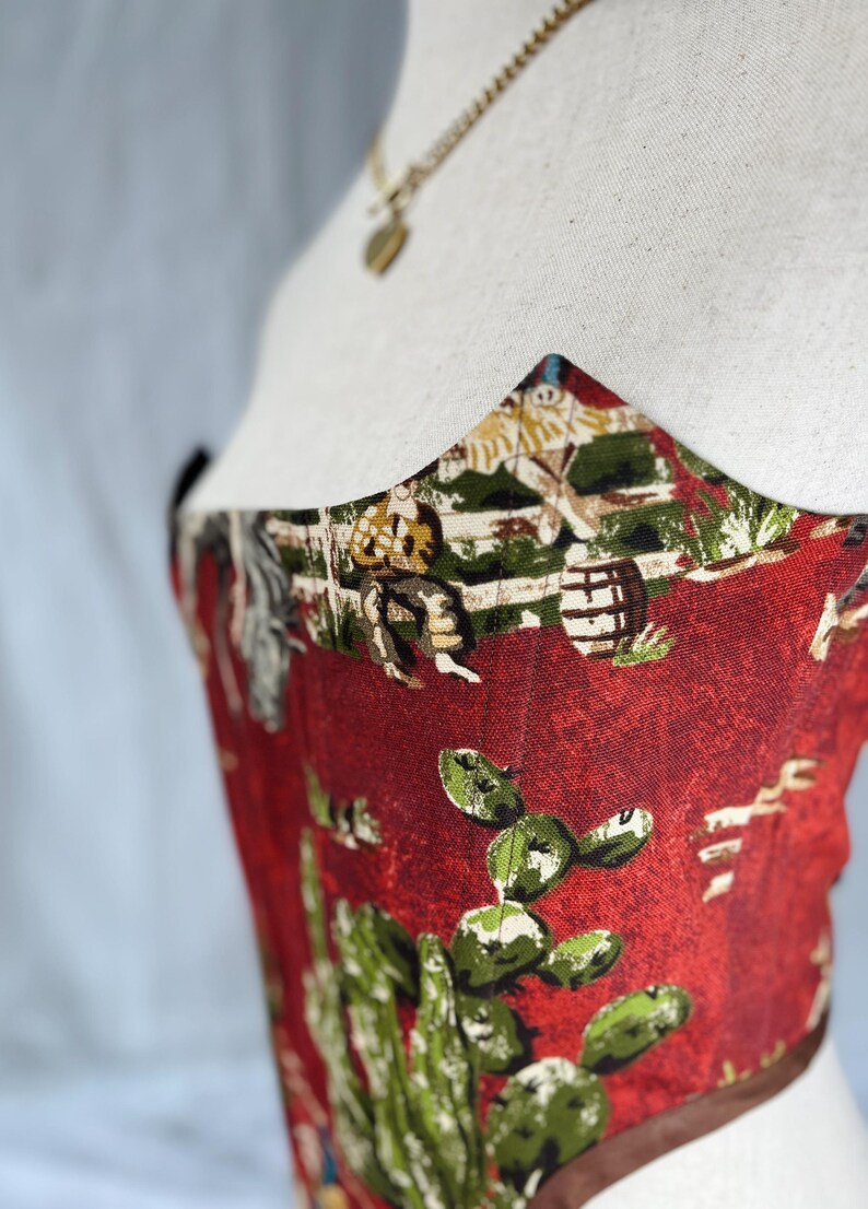Cowboy Corset Top - Handmade Western Corset for Women - Etsy