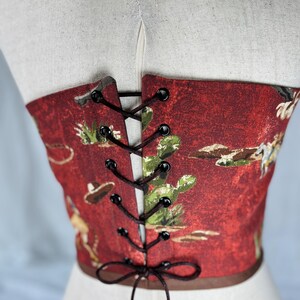 Cowboy Corset Top - Handmade Western Corset for Women - Etsy