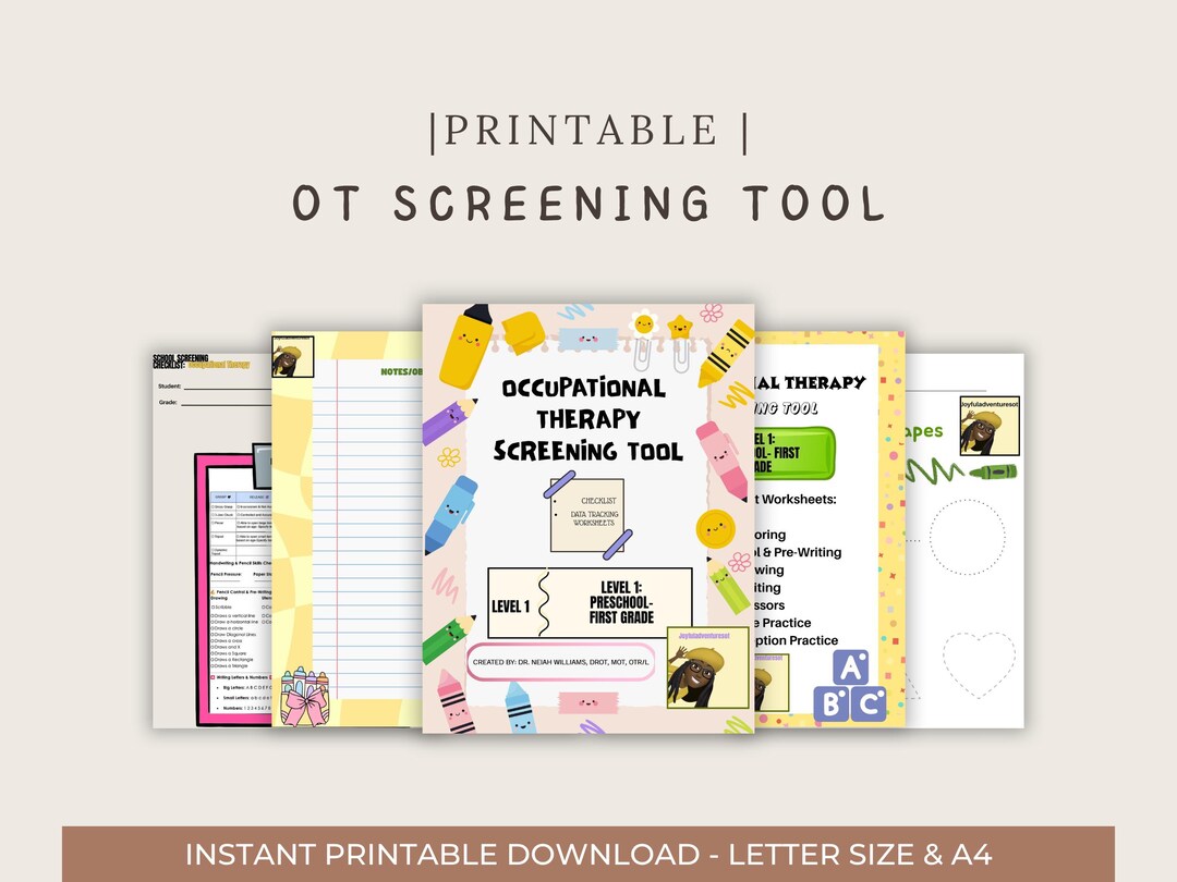 Pediatric OT Screening Tool: School-based Occupational Therapy ...