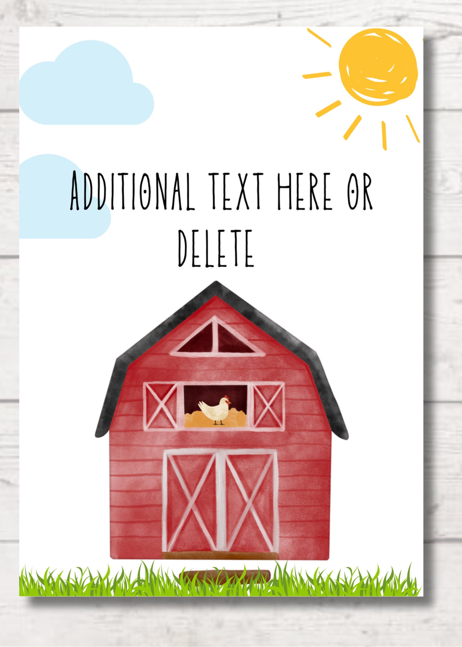 Fully EDITABLE 1st Birthday Digital Template Instant Download Oink ...