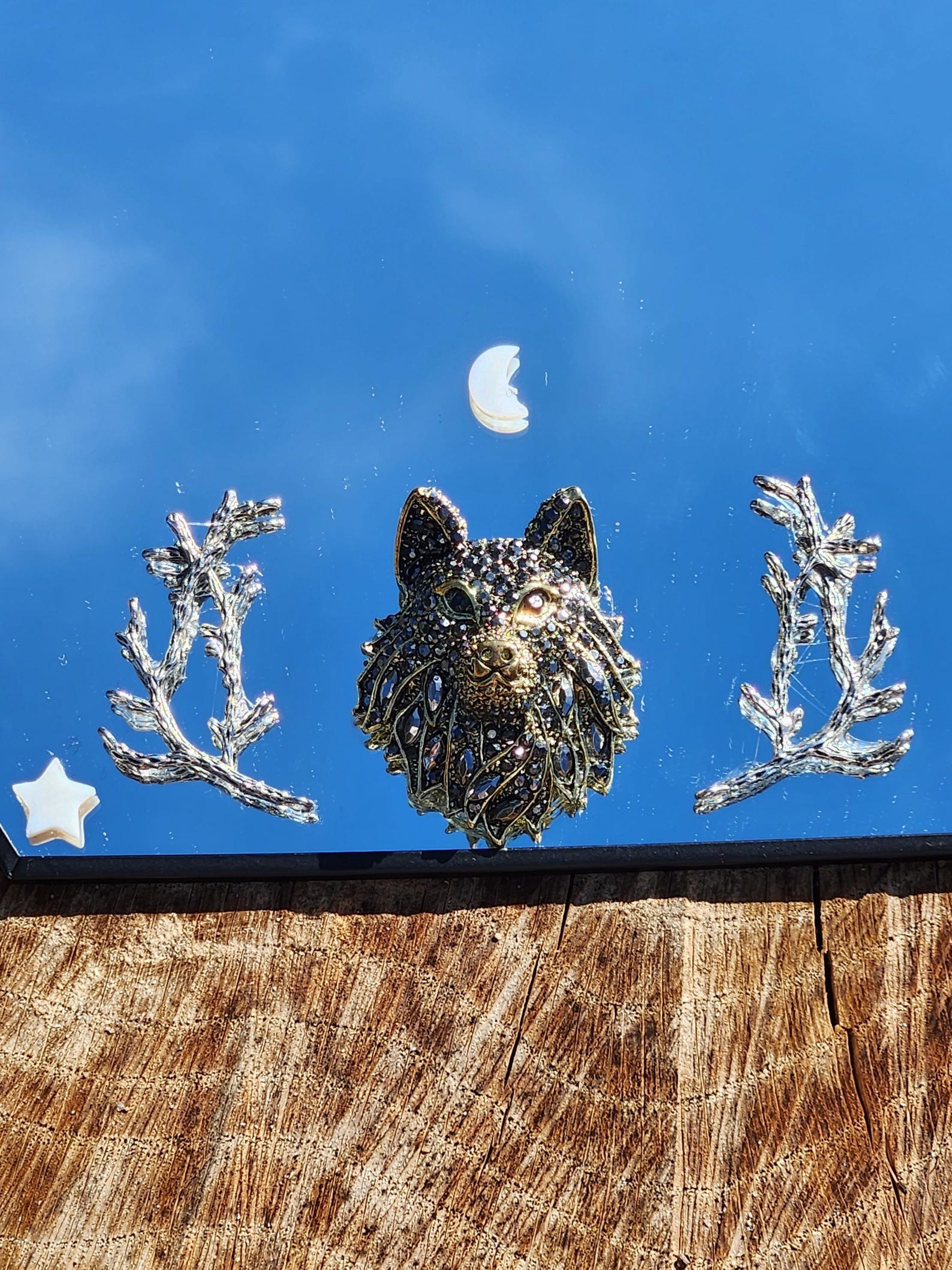 Wolf Forest Goth Mirror - Etsy