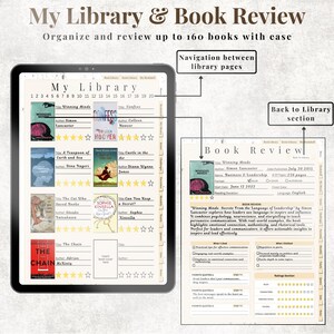 Digital Reading Journal, Digital Reading Planner, Goodnotes, Notability ...