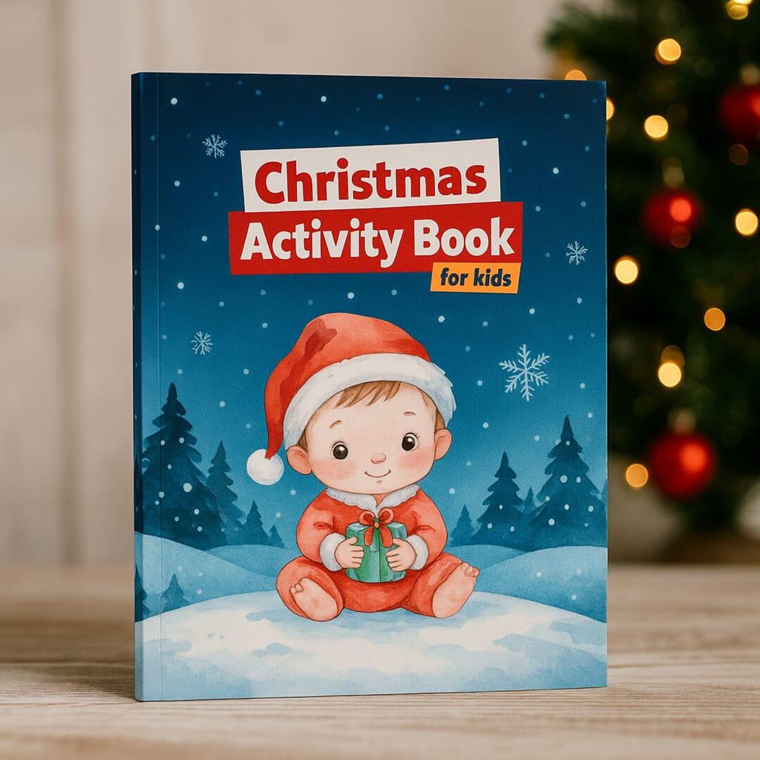 Printable Christmas Busy Book for Toddler and Preschool – 45 Pages of ...
