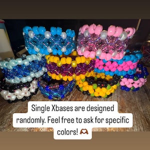 Beaded Kandi Cuffs - Customizable Rave Bracelet - Etsy