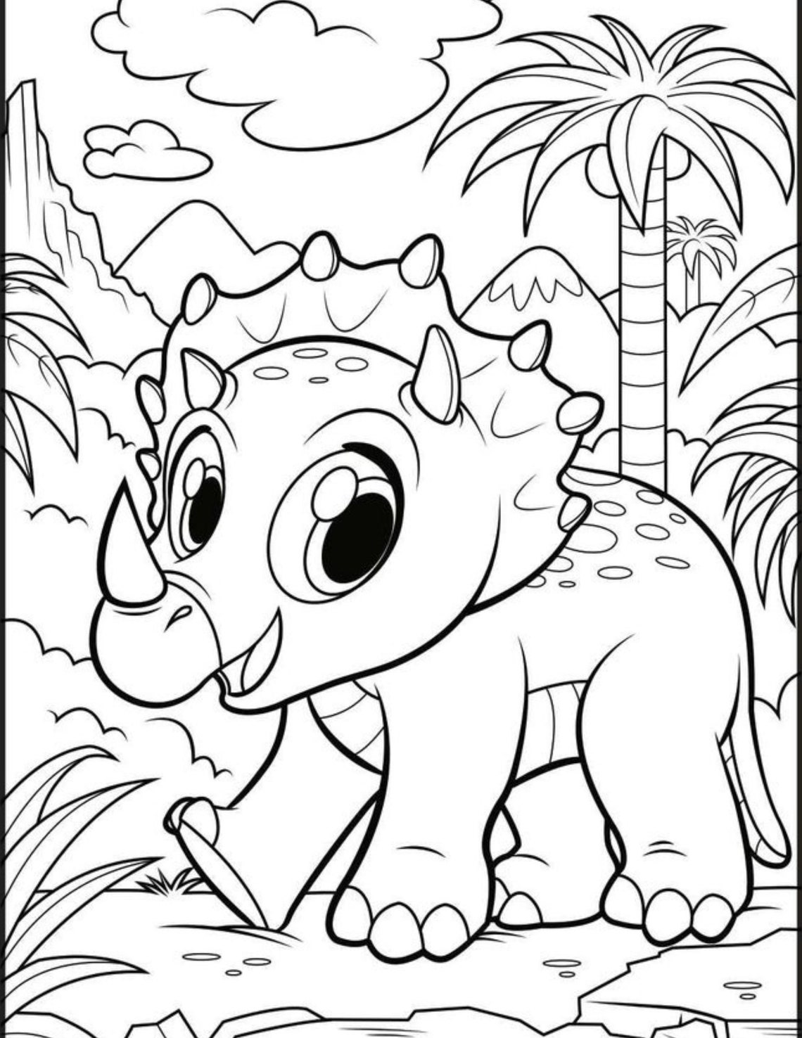 Coloring Book With Dinosaurs for Children 5-7 Years Old - Etsy