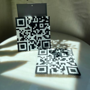 Rick Roll Funny Meme Perler Art QR Code Wall Decor Fridge Magnet - Etsy