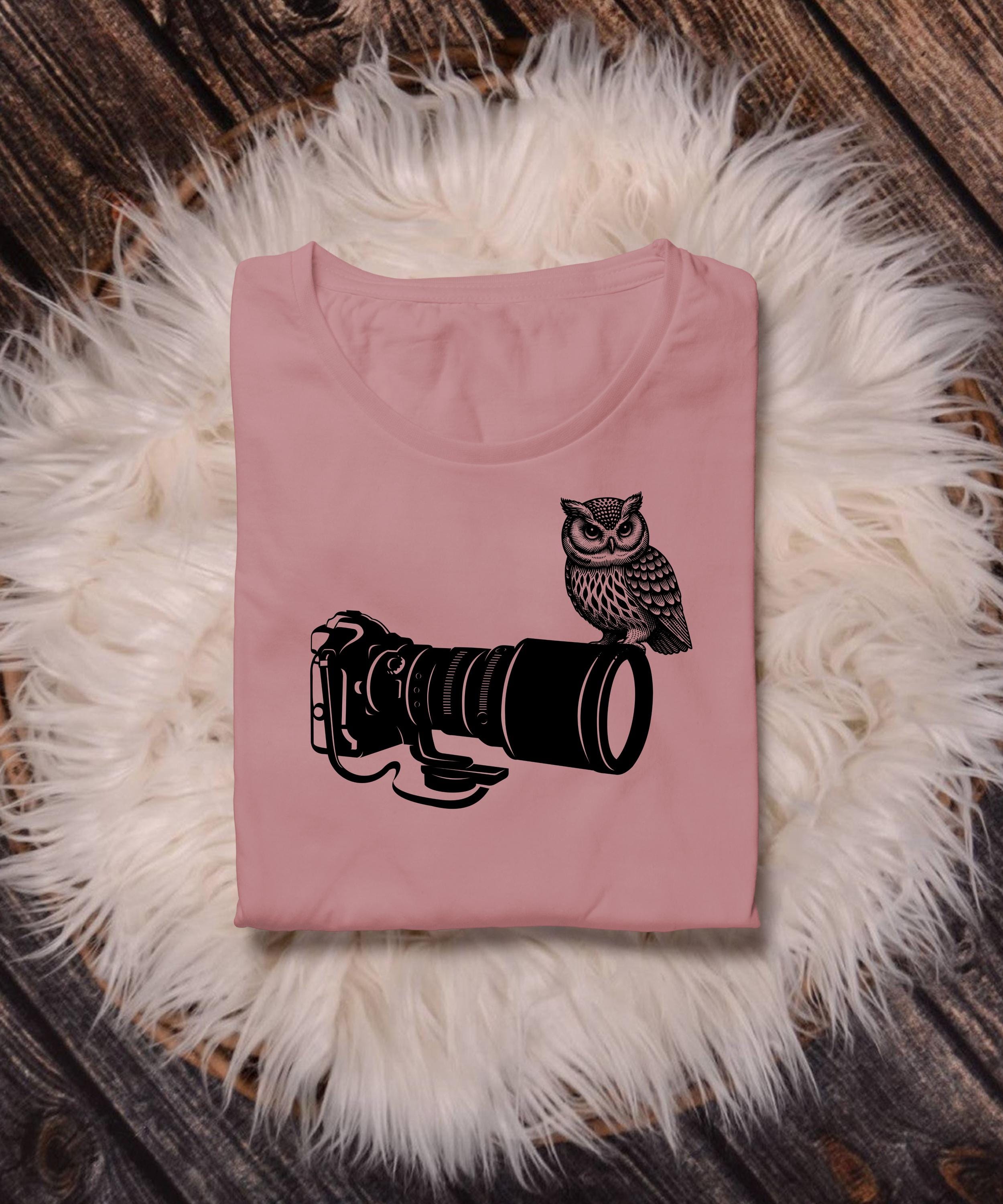 Owl on Camera Png, for a Bird Photographer Png, Nature Photography PNG ...