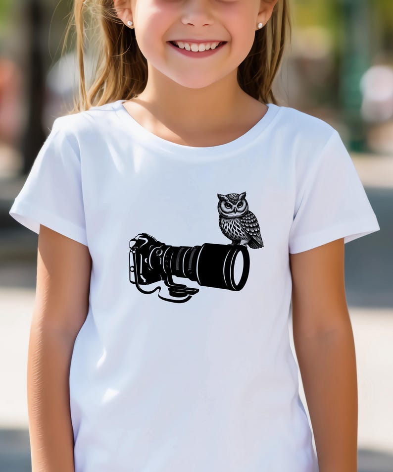 Owl on Camera Png, for a Bird Photographer Png, Nature Photography PNG ...