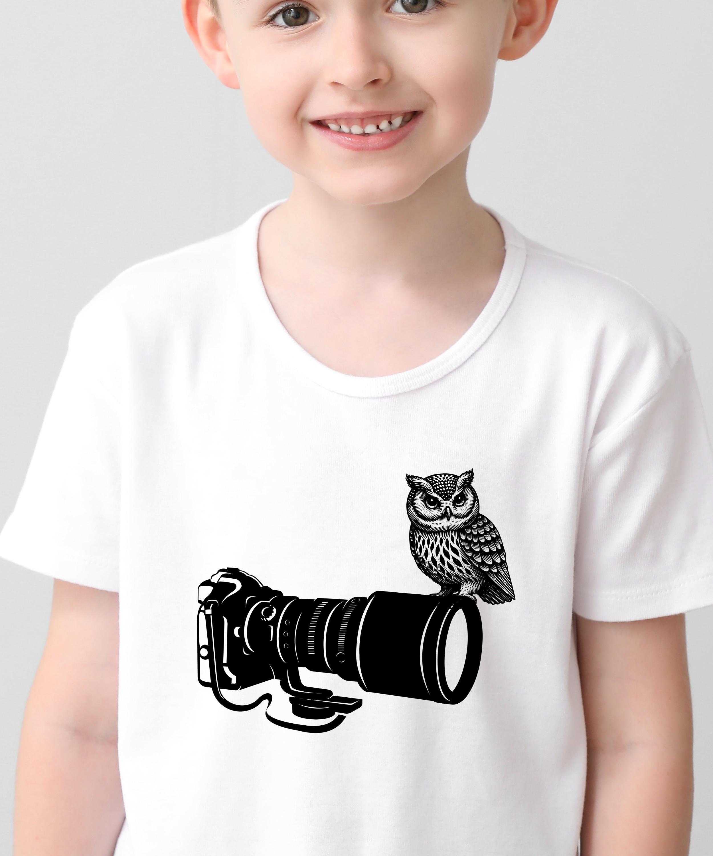 Owl on Camera Png, for a Bird Photographer Png, Nature Photography PNG ...