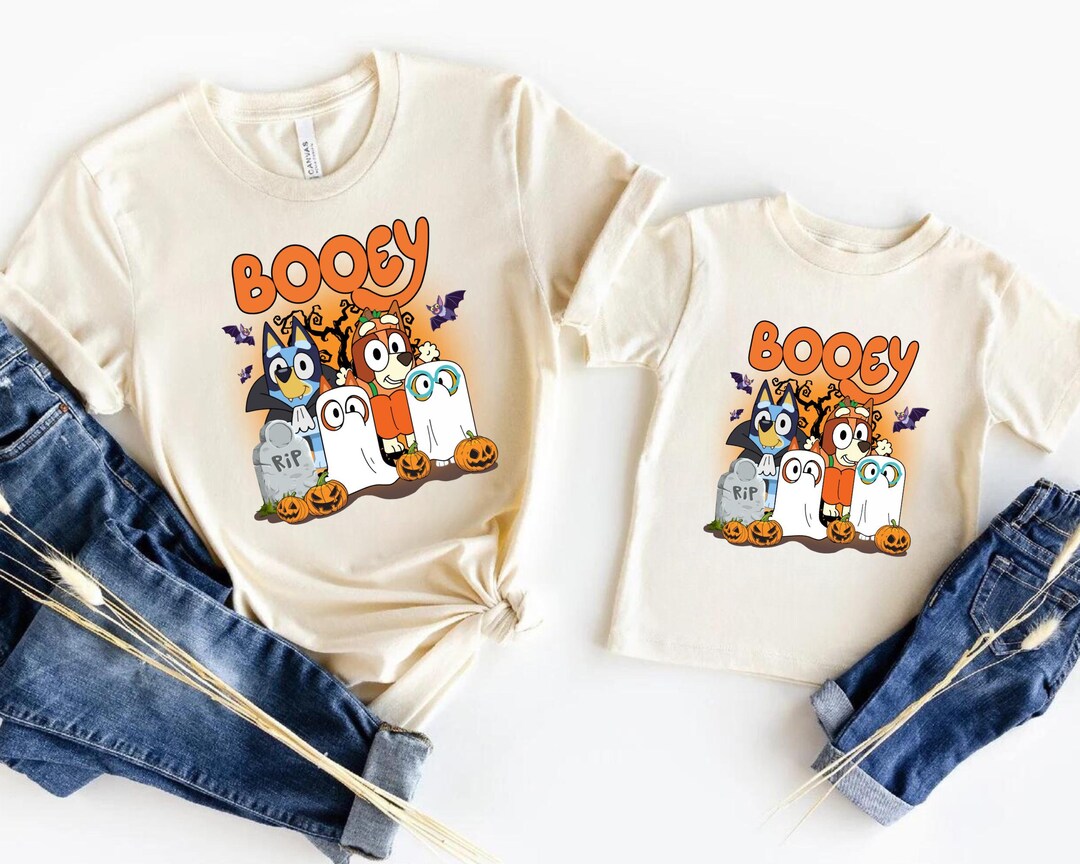 Bluey Booey T-shirt, Blue Theme Party Shirt, Shirt,midnights Blue Dog ...